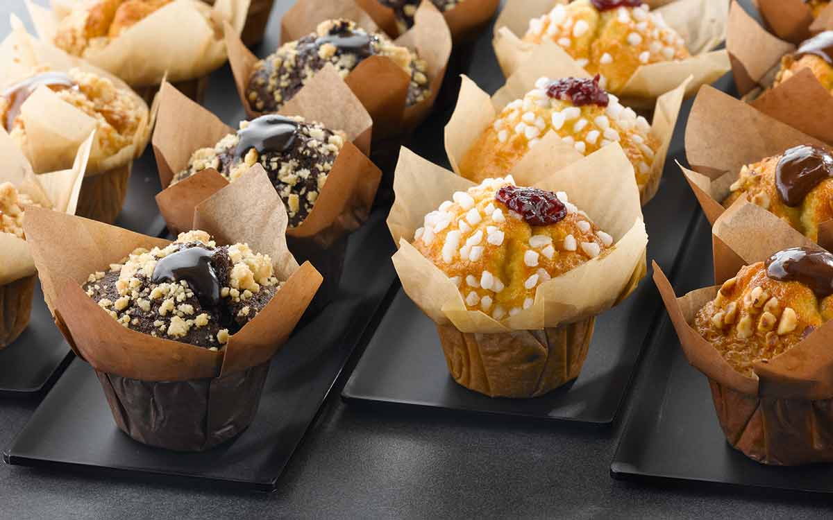 Halloween muffins, kaker og bakst